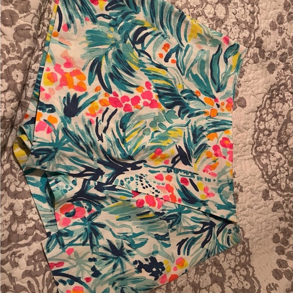 Lilly Pulitzer | Shorts | Lilly Pulitzer Blue And Pink Skorts Vibrant ...